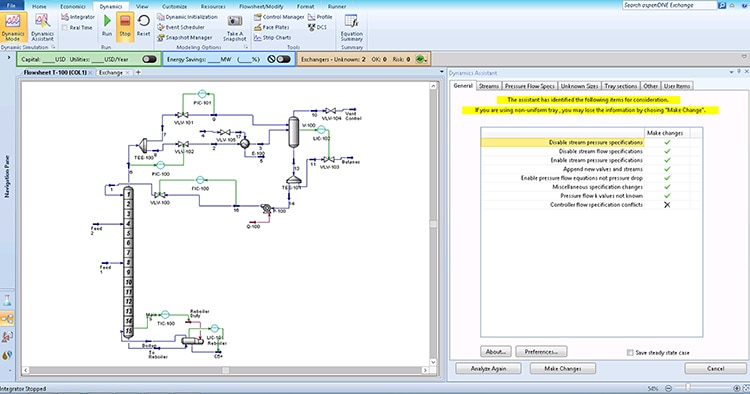 Dynamic Process Simulation Softare - Process Safety | Aspen HYSYS Dynamics Dynamic Process Simulation Softare - Process Safety | Aspen HYSYS Dynamics