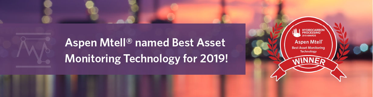 Aspen Mtell Named Best Asset Monitoring Technology