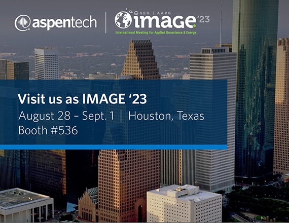 AspenTech at IMAGE 2023 (28 Aug–1 Sept 2023, Houston, TX)