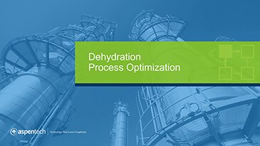 Dehydration Process Optimization with CPA Simulation | AspenTech