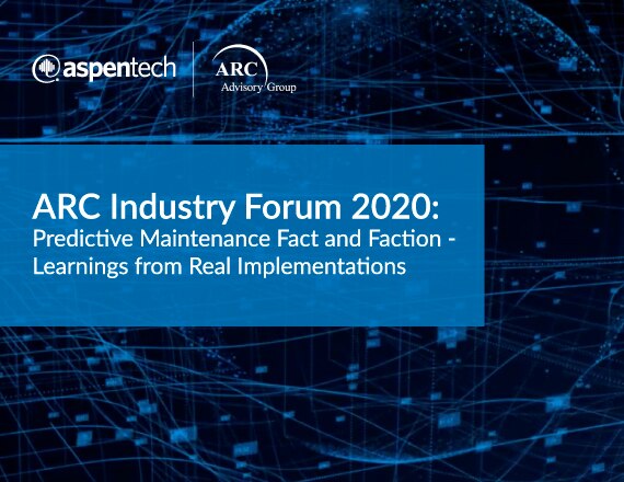 ARC Industry Forum 2020-Predictive Maintenance Fact and Fiction